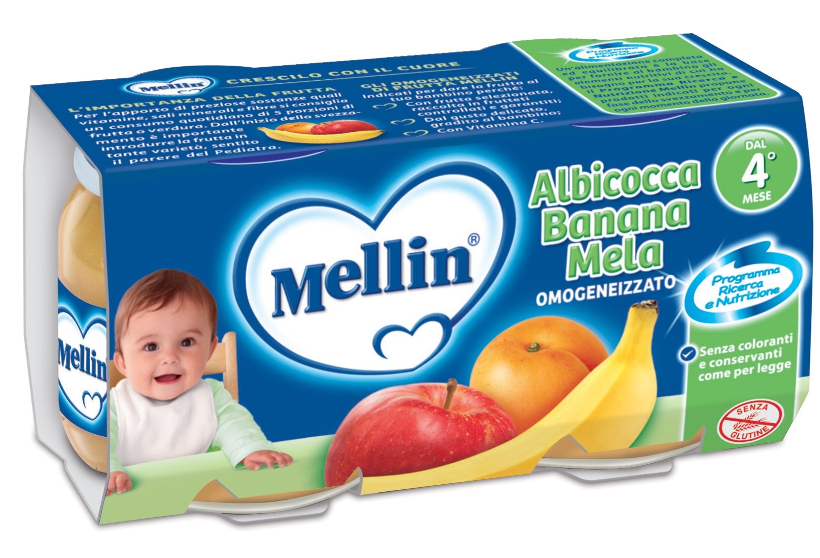 Mellin omogen 2x100gr alb banan mela nel catalogo Moody Home Collection
